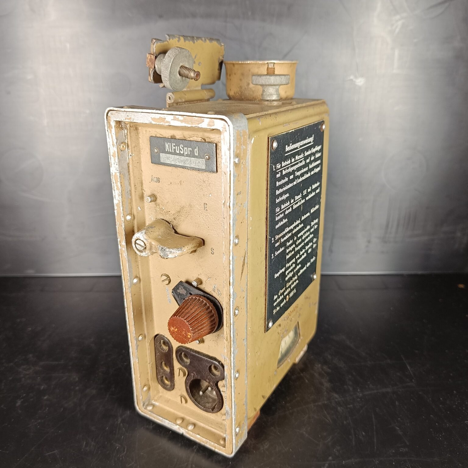Wehrmacht Dorette Kleinfunksprecher KIFuSpr. d 1944 rpm - Attersee ...